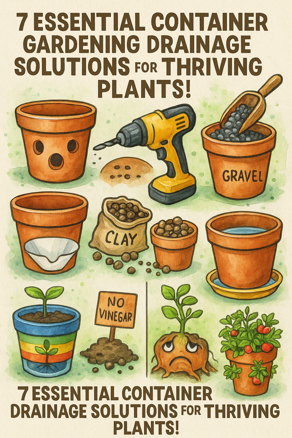 7 Essential Container Gardening Drainage Solutions